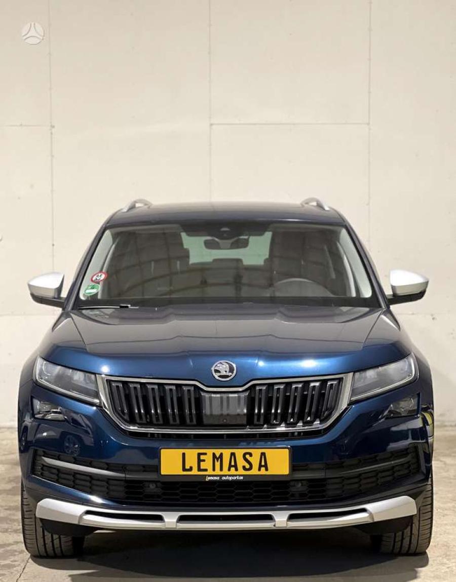Синий Шкода Kodiaq 2017 в Клайпеда, объемом двигателя 1.97 л и пробегом 213 тыс. км за 19999 €, фото 6 на AUTOMOTO.COM.LV