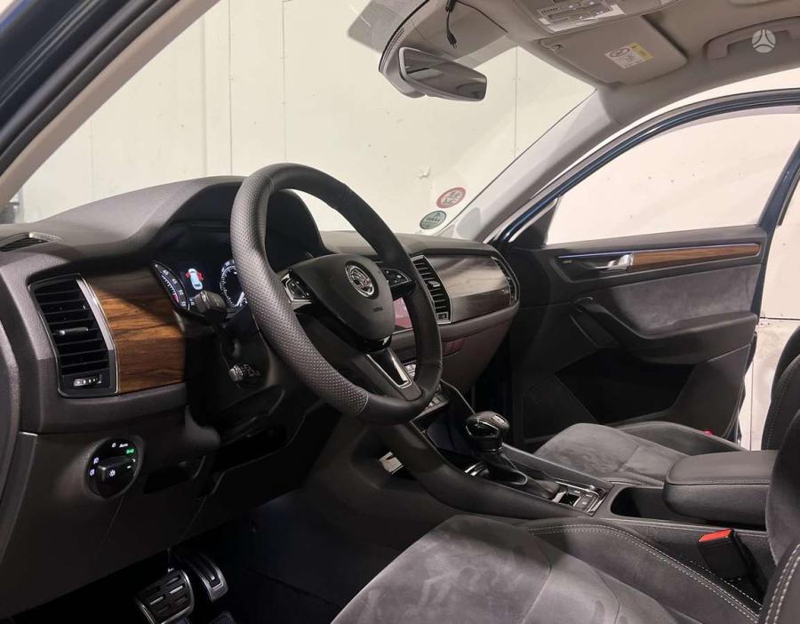 Синий Шкода Kodiaq 2017 в Клайпеда, объемом двигателя 1.97 л и пробегом 213 тыс. км за 19999 €, фото 7 на AUTOMOTO.COM.LV