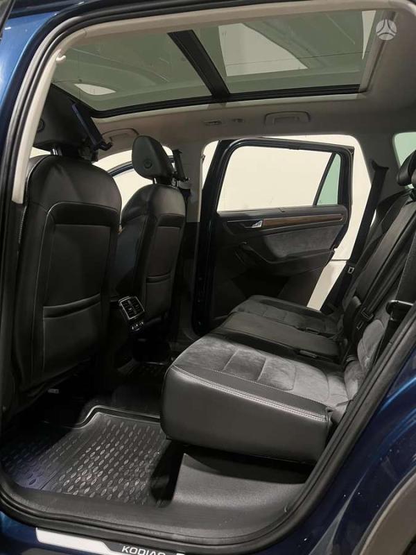 Blue Skoda Kodiaq 2017 in Klaipeda, with an engine capacity of 1.97 L and mileage of 213 thousand km for 19999 €, photo 10 on AUTOMOTO.COM.LV