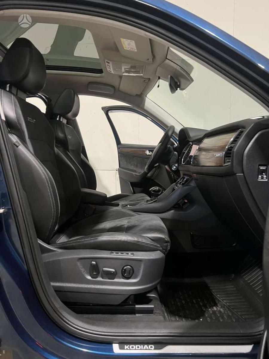 Синий Шкода Kodiaq 2017 в Клайпеда, объемом двигателя 1.97 л и пробегом 213 тыс. км за 19999 €, фото 35 на AUTOMOTO.COM.LV