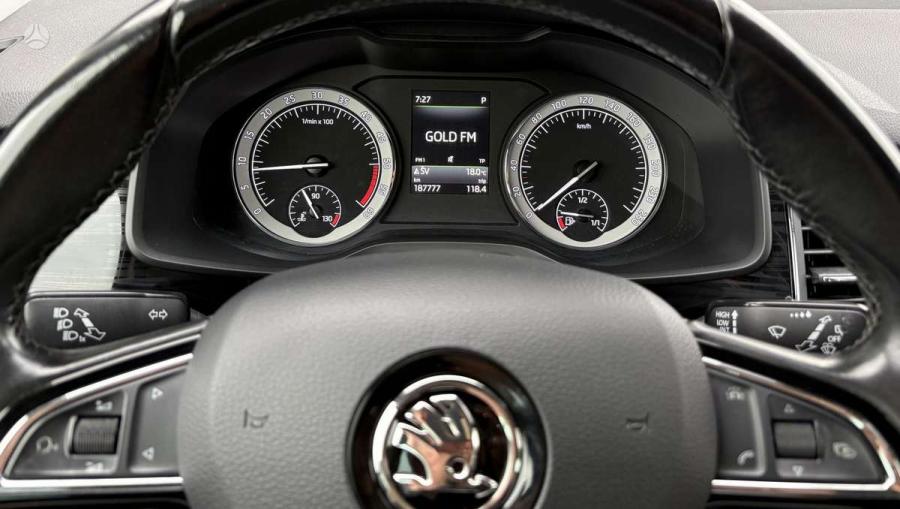 Синий Шкода Kodiaq 2017 в Друскининкай, объемом двигателя 1.97 л и пробегом 188 тыс. км за 20000 €, фото 14 на AUTOMOTO.COM.LV