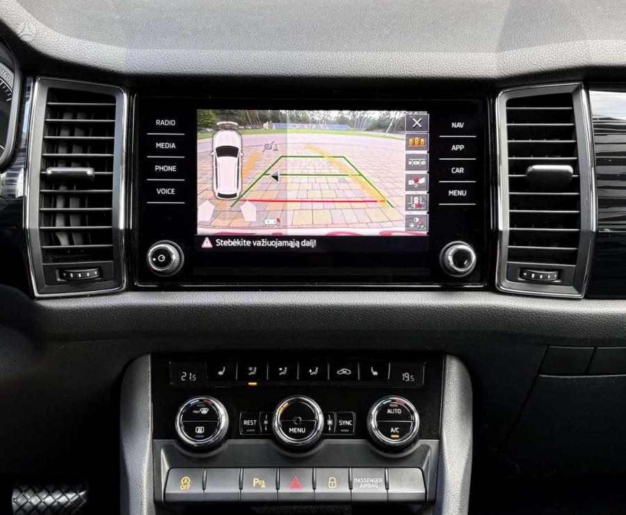 Синий Шкода Kodiaq 2017 в Друскининкай, объемом двигателя 1.97 л и пробегом 188 тыс. км за 20000 €, фото 23 на AUTOMOTO.COM.LV
