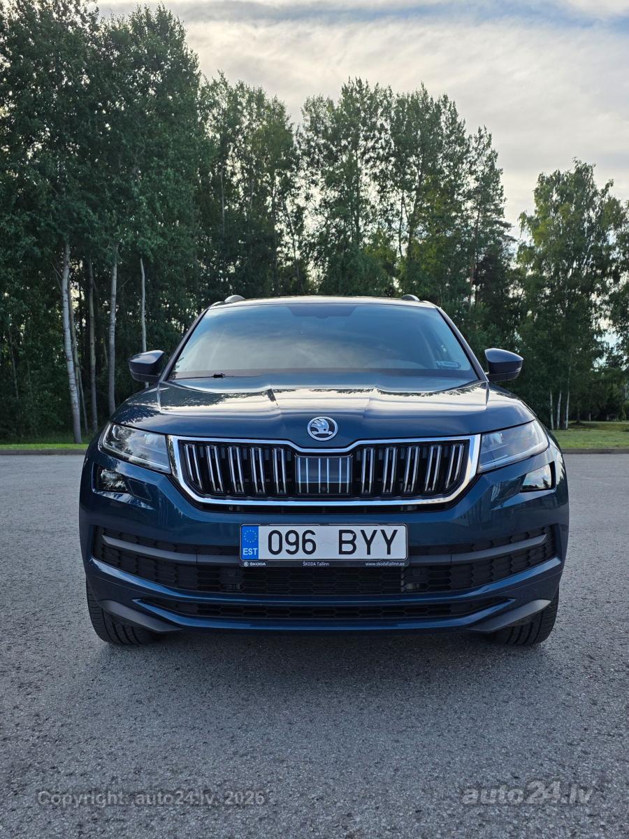 Zils Skoda Kodiaq 2018 Tallina, ar dzinēja tilpumu 1.50 L un nobraukumu 72 tūkst. km par 24100 €, foto 1 vietnē AUTOMOTO.COM.LV