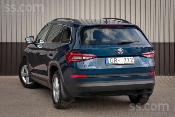 Blue Skoda Kodiaq 2018 in Talsi, with an engine capacity of 1.40 L and mileage of 117 thousand km for 20990 €, photo 4 on AUTOMOTO.COM.LV