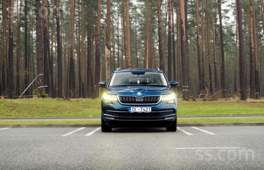 Blue Skoda Kodiaq 2018 in Riga, with an engine capacity of 1.40 L and mileage of 235 thousand km for 17990 €, photo 3 on AUTOMOTO.COM.LV