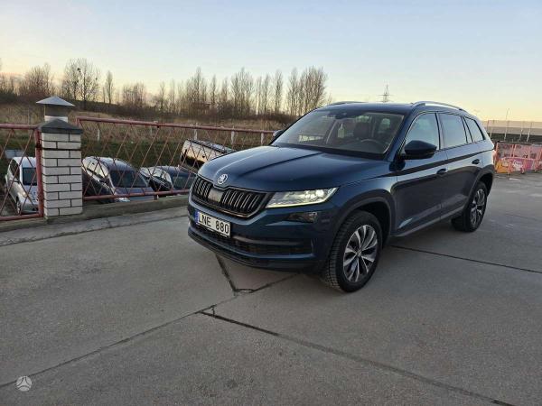 Blue Skoda Kodiaq 2018 in Kaunas, with an engine capacity of 1.97 L and mileage of 280 thousand km for 19000 €, photo 1 on AUTOMOTO.COM.LV