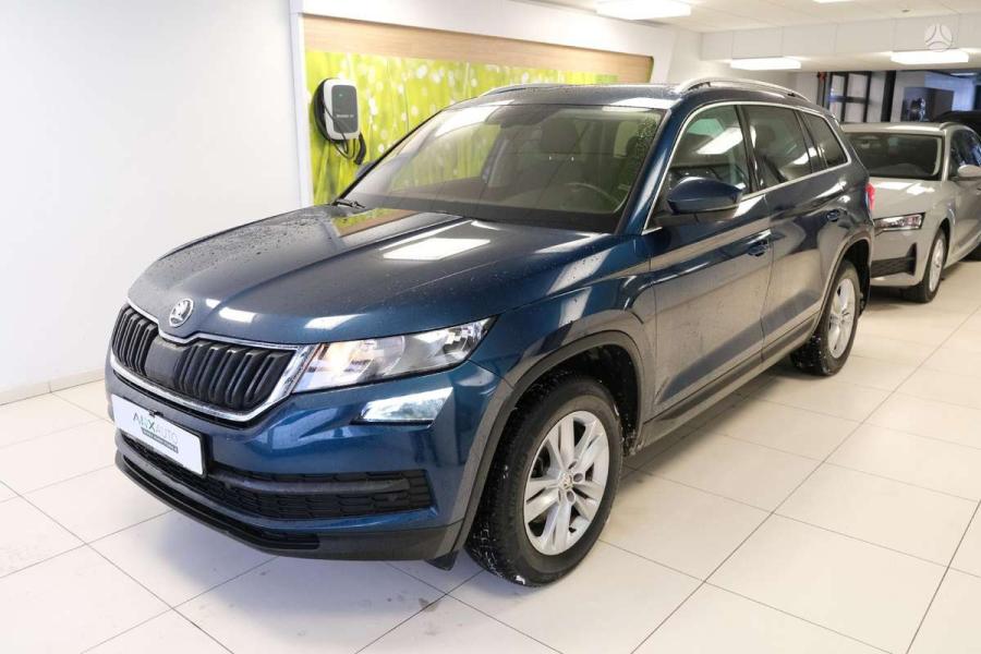 Zils Skoda Kodiaq 2018 Viļņa, ar dzinēja tilpumu 1.40 L un nobraukumu 100 tūkst. km par 18700 €, foto 1 vietnē AUTOMOTO.COM.LV