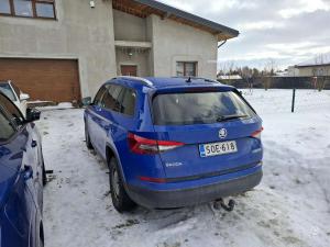 Blue Skoda Kodiaq 2018 in Kedainiai, with an engine capacity of 1.40 L and mileage of 150 thousand km for 12850 €, photo 6 on AUTOMOTO.COM.LV