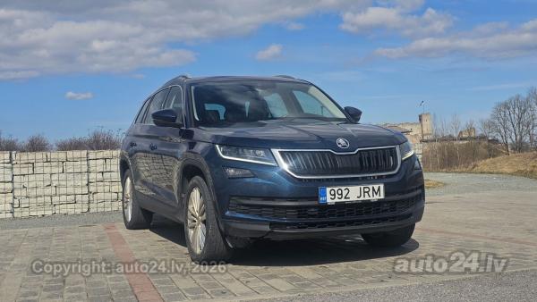 Zils Skoda Kodiaq 2018 Rapla, ar dzinēja tilpumu 2.00 L un nobraukumu 223 tūkst. km par 21900 €, foto 1 vietnē AUTOMOTO.COM.LV