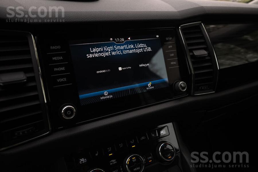 Синий Шкода Kodiaq 2018 в Елгава, объемом двигателя 2.00 л и пробегом 194 тыс. км за 17850 €, фото 20 на AUTOMOTO.COM.LV