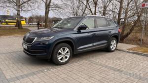 Blue Skoda Kodiaq 2018 in Riga, with an engine capacity of 1.50 L and mileage of 107 thousand km for 18900 €, photo 3 on AUTOMOTO.COM.LV