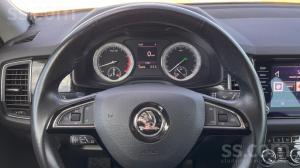 Blue Skoda Kodiaq 2018 in Riga, with an engine capacity of 1.50 L and mileage of 107 thousand km for 18900 €, photo 7 on AUTOMOTO.COM.LV