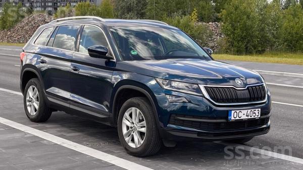 Blue Skoda Kodiaq 2018 in Riga, with an engine capacity of 1.50 L and mileage of 110 thousand km for 18900 €, photo 5 on AUTOMOTO.COM.LV