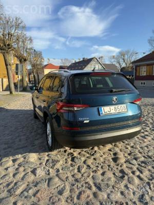 Blue Skoda Kodiaq 2018 in Jelgava, with an engine capacity of 2.00 L and mileage of 194 thousand km for 19299 €, photo 5 on AUTOMOTO.COM.LV