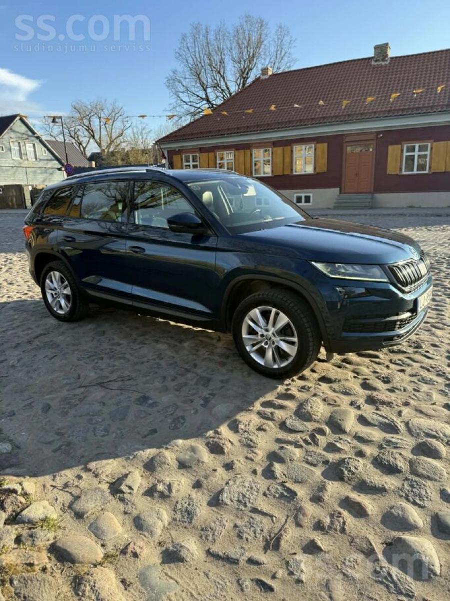 Blue Skoda Kodiaq 2018 in Jelgava, with an engine capacity of 2.00 L and mileage of 194 thousand km for 19299 €, photo 17 on AUTOMOTO.COM.LV