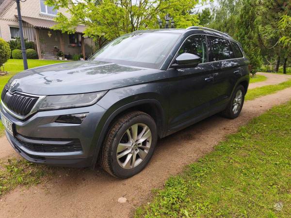 Blue Skoda Kodiaq 2018 in Utena, with an engine capacity of 1.97 L and mileage of 2241 thousand km for 20600 €, photo 3 on AUTOMOTO.COM.LV