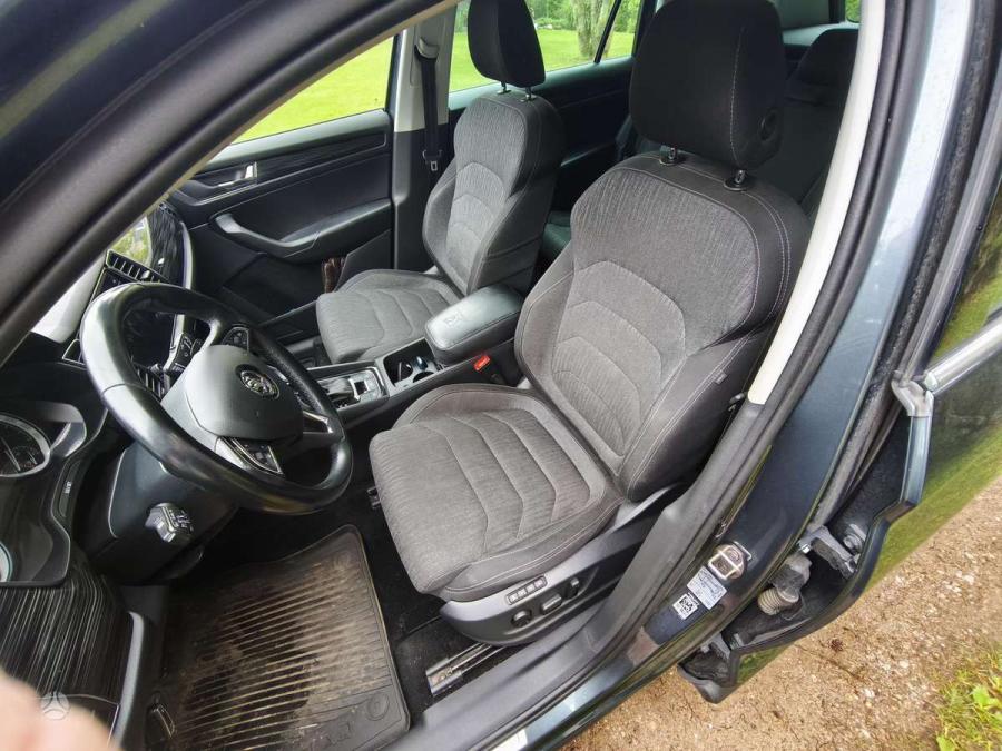 Blue Skoda Kodiaq 2018 in Utena, with an engine capacity of 1.97 L and mileage of 2241 thousand km for 20600 €, photo 12 on AUTOMOTO.COM.LV