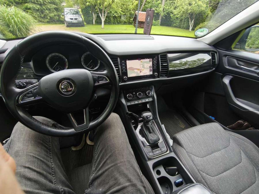 Blue Skoda Kodiaq 2018 in Utena, with an engine capacity of 1.97 L and mileage of 2241 thousand km for 20600 €, photo 14 on AUTOMOTO.COM.LV