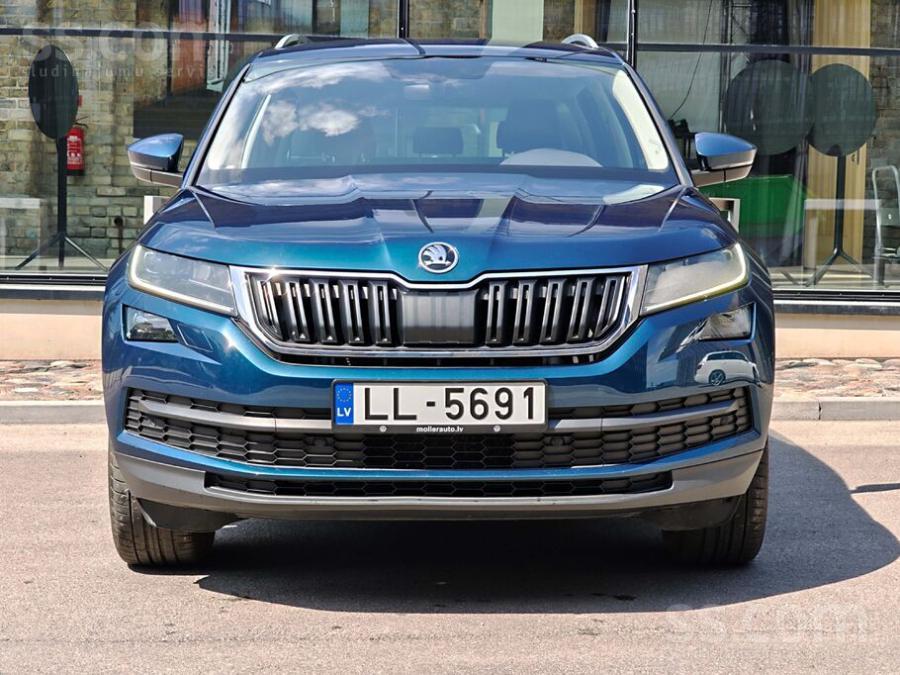 Синий Шкода Kodiaq 2018 в Рига, объемом двигателя 2.00 л и пробегом 139 тыс. км за 19900 €, фото 8 на AUTOMOTO.COM.LV
