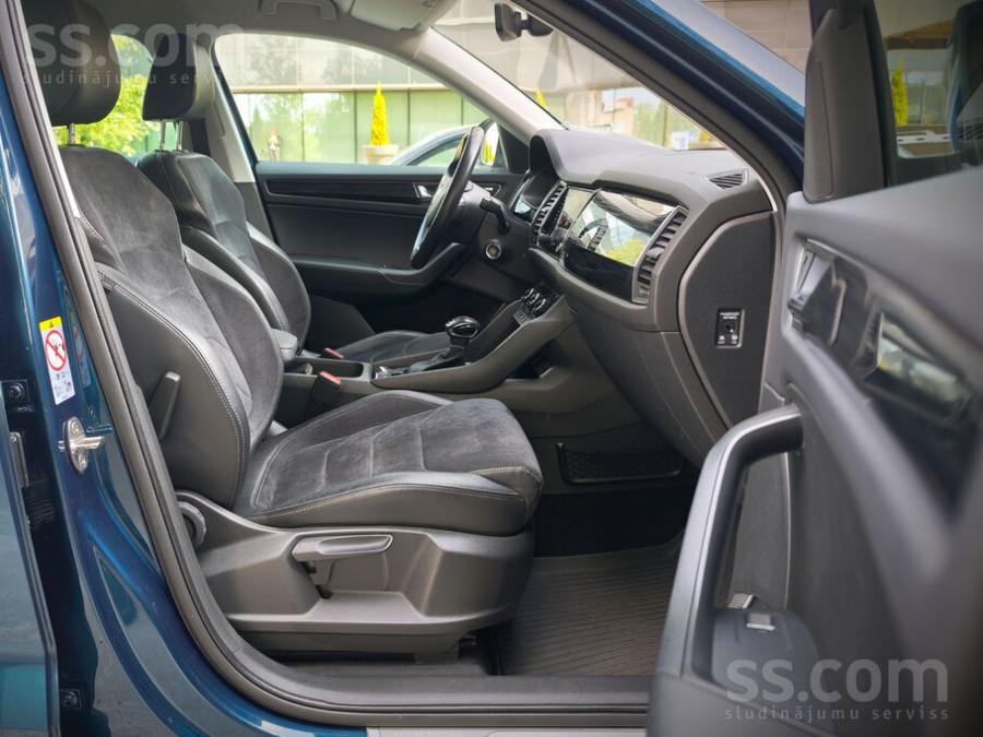 Синий Шкода Kodiaq 2018 в Рига, объемом двигателя 2.00 л и пробегом 139 тыс. км за 19900 €, фото 15 на AUTOMOTO.COM.LV