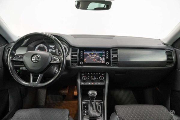 Blue Skoda Kodiaq 2018 in Vilnius, with an engine capacity of 2.00 L and mileage of 255 thousand km for 16900 €, photo 8 on AUTOMOTO.COM.LV