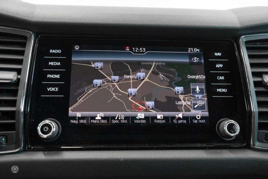 Синий Шкода Kodiaq 2018 в Вильнюс, объемом двигателя 2.00 л и пробегом 255 тыс. км за 16900 €, фото 13 на AUTOMOTO.COM.LV
