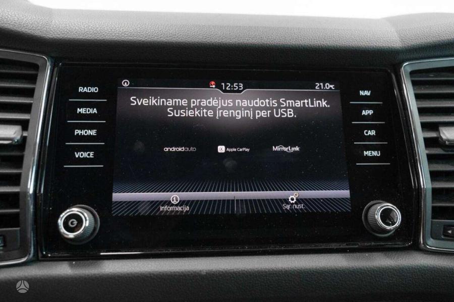 Синий Шкода Kodiaq 2018 в Вильнюс, объемом двигателя 2.00 л и пробегом 255 тыс. км за 16900 €, фото 14 на AUTOMOTO.COM.LV