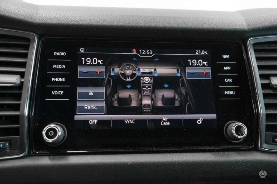 Синий Шкода Kodiaq 2018 в Вильнюс, объемом двигателя 2.00 л и пробегом 255 тыс. км за 16900 €, фото 15 на AUTOMOTO.COM.LV