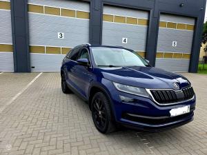 Zils Skoda Kodiaq 2018 Kretinga, ar dzinēja tilpumu 1.40 L un nobraukumu 235 tūkst. km par 13500 €, foto  vietnē AUTOMOTO.COM.LV