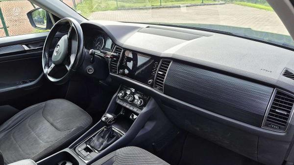 Blue Skoda Kodiaq 2018 in Vilnius, with an engine capacity of 1.98 L and mileage of 222 thousand km for 13900 €, photo 9 on AUTOMOTO.COM.LV