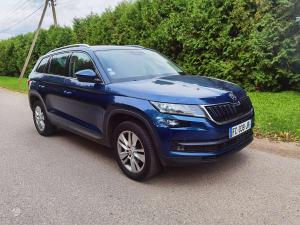 Blue Skoda Kodiaq 2018 in Kaunas, with an engine capacity of 1.50 L and mileage of 134 thousand km for 12500 €, photo  on AUTOMOTO.COM.LV