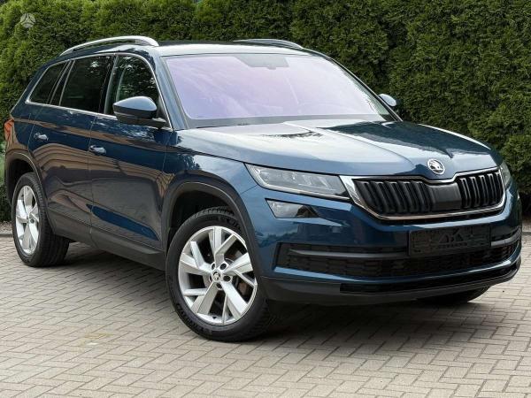 Blue Skoda Kodiaq 2018 in Jonava, with an engine capacity of 1.97 L and mileage of 253 thousand km for 16750 €, photo 5 on AUTOMOTO.COM.LV