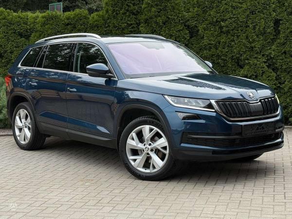 Blue Skoda Kodiaq 2018 in Jonava, with an engine capacity of 1.97 L and mileage of 253 thousand km for 16750 €, photo 6 on AUTOMOTO.COM.LV