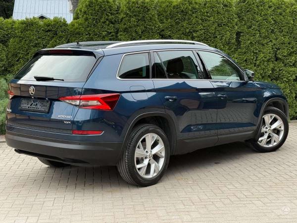 Blue Skoda Kodiaq 2018 in Jonava, with an engine capacity of 1.97 L and mileage of 253 thousand km for 16750 €, photo 8 on AUTOMOTO.COM.LV