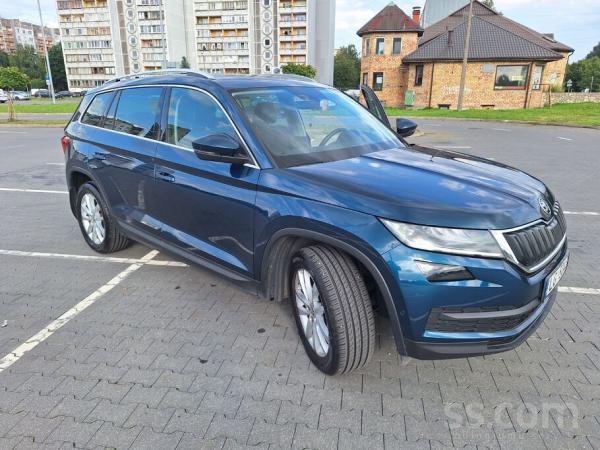 Zils Skoda Kodiaq 2018 Rīga, ar dzinēja tilpumu 2.00 L un nobraukumu 121 tūkst. km par 17500 €, foto 1 vietnē AUTOMOTO.COM.LV