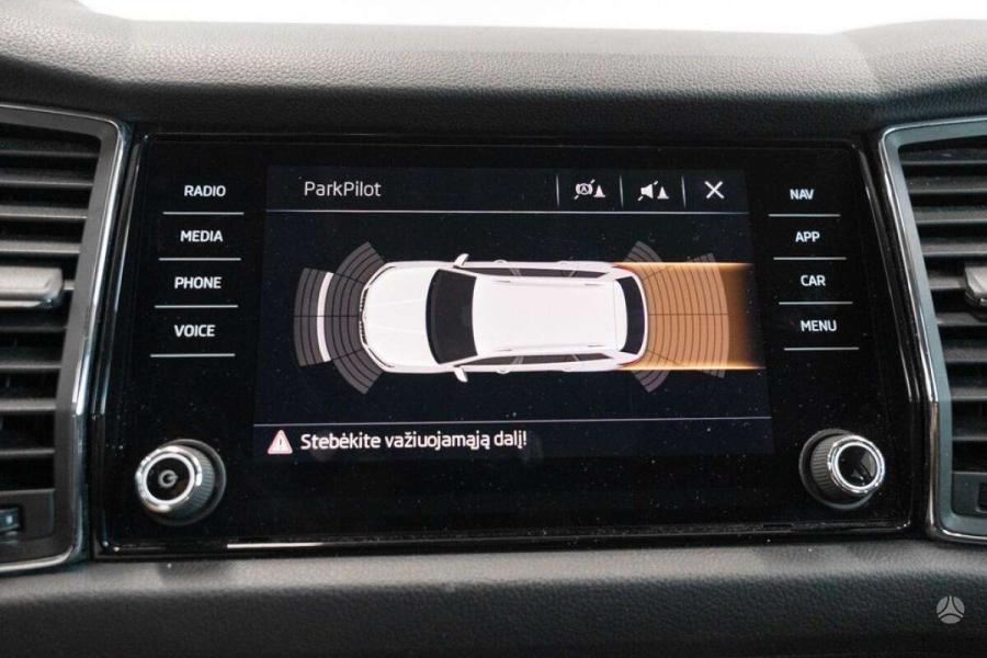 Blue Skoda Kodiaq 2018 in Vilnius, with an engine capacity of 2.00 L and mileage of 255 thousand km for 14900 €, photo 12 on AUTOMOTO.COM.LV