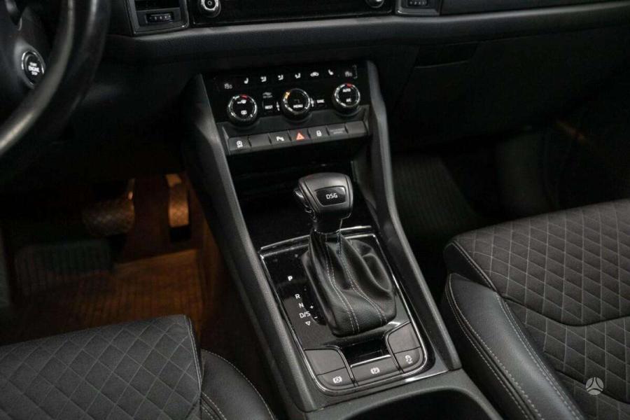 Blue Skoda Kodiaq 2018 in Vilnius, with an engine capacity of 2.00 L and mileage of 255 thousand km for 14900 €, photo 17 on AUTOMOTO.COM.LV