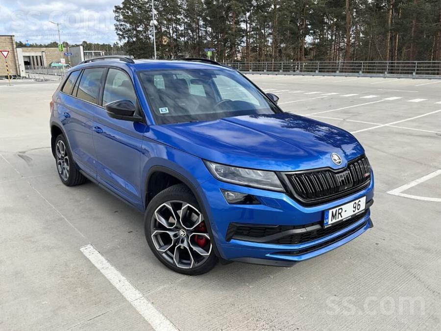 Синий Шкода Kodiaq 2019 в Рига, объемом двигателя 2.00 л и пробегом 108 тыс. км за 27000 €, фото 1 на AUTOMOTO.COM.LV