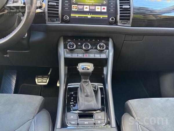 Blue Skoda Kodiaq 2019 in Riga, with an engine capacity of 2.00 L and mileage of 77 thousand km for 24340 €, photo 11 on AUTOMOTO.COM.LV