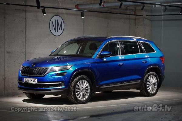 Синий Шкода Kodiaq 2019 в Таллин, объемом двигателя 2.00 л и пробегом 121 тыс. км за 21990 €, фото 1 на AUTOMOTO.COM.LV