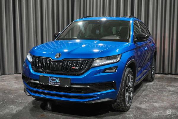 Синий Шкода Kodiaq 2019 в Мариямполе, объемом двигателя 1.97 л и пробегом 228 тыс. км за 25950 €, фото 4 на AUTOMOTO.COM.LV