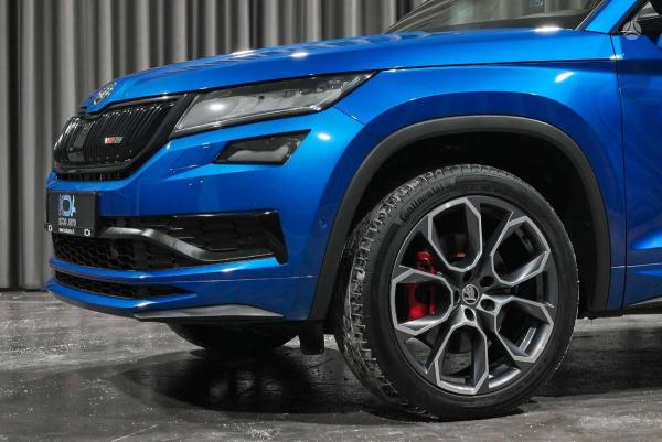 Синий Шкода Kodiaq 2019 в Мариямполе, объемом двигателя 1.97 л и пробегом 228 тыс. км за 25950 €, фото 6 на AUTOMOTO.COM.LV