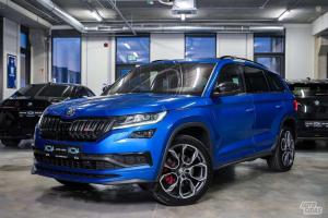 Blue Skoda Kodiaq 2019 in Marijampole, with an engine capacity of 2.00 L and mileage of 228 thousand km for 25950 €, photo 2 on AUTOMOTO.COM.LV