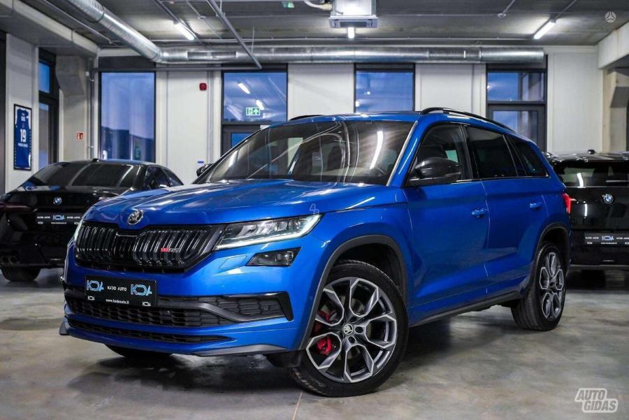 Blue Skoda Kodiaq 2019 in Marijampole, with an engine capacity of 2.00 L and mileage of 228 thousand km for 25950 €, photo 2 on AUTOMOTO.COM.LV