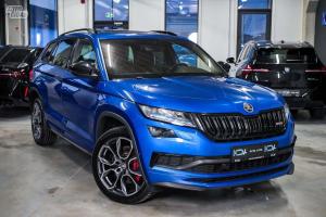 Blue Skoda Kodiaq 2019 in Marijampole, with an engine capacity of 2.00 L and mileage of 228 thousand km for 25950 €, photo 3 on AUTOMOTO.COM.LV