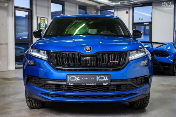 Blue Skoda Kodiaq 2019 in Marijampole, with an engine capacity of 2.00 L and mileage of 228 thousand km for 25950 €, photo 4 on AUTOMOTO.COM.LV