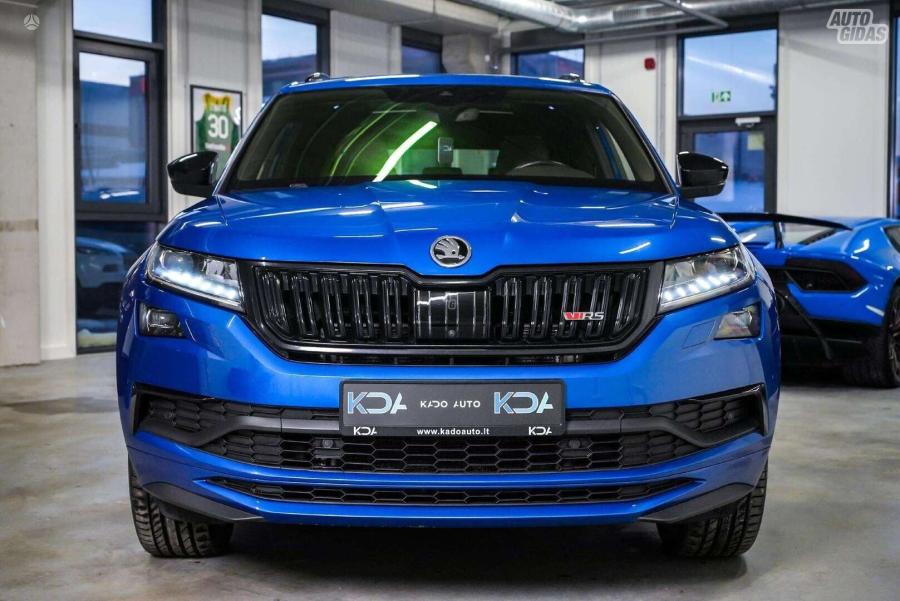 Blue Skoda Kodiaq 2019 in Marijampole, with an engine capacity of 2.00 L and mileage of 228 thousand km for 25950 €, photo 4 on AUTOMOTO.COM.LV