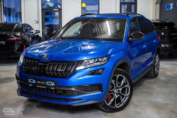 Blue Skoda Kodiaq 2019 in Marijampole, with an engine capacity of 2.00 L and mileage of 228 thousand km for 25950 €, photo 5 on AUTOMOTO.COM.LV
