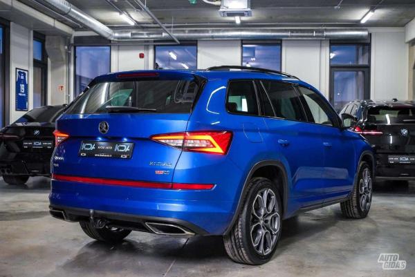 Blue Skoda Kodiaq 2019 in Marijampole, with an engine capacity of 2.00 L and mileage of 228 thousand km for 25950 €, photo 9 on AUTOMOTO.COM.LV