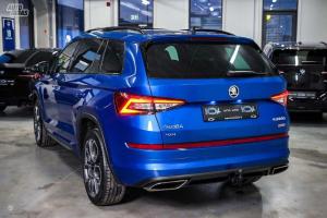Blue Skoda Kodiaq 2019 in Marijampole, with an engine capacity of 2.00 L and mileage of 228 thousand km for 25950 €, photo 10 on AUTOMOTO.COM.LV